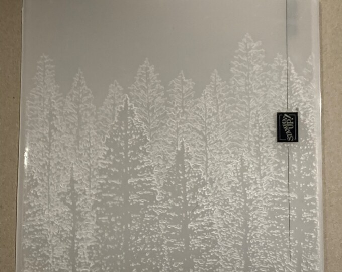 Evergreen Forest 3D Embossing Folder, 6" X 6" Lightly Used, Stampin'up ...