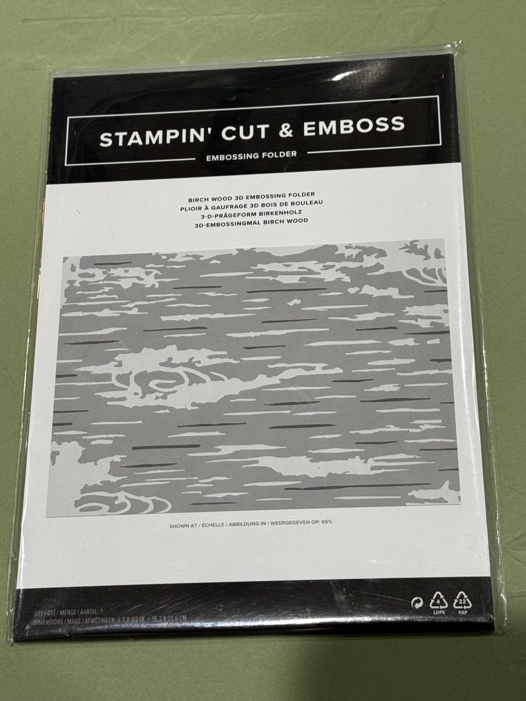 Stampin’ Cut & Emboss 3D Embossing Folder Brand New Wood Themed ...
