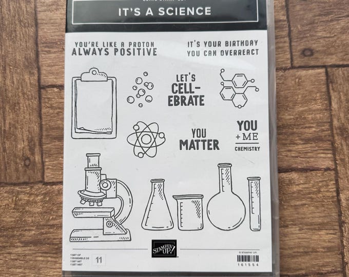 It’s A Science Stamp Set Retired Stampin’up! Stamps Chemistry Biology ...