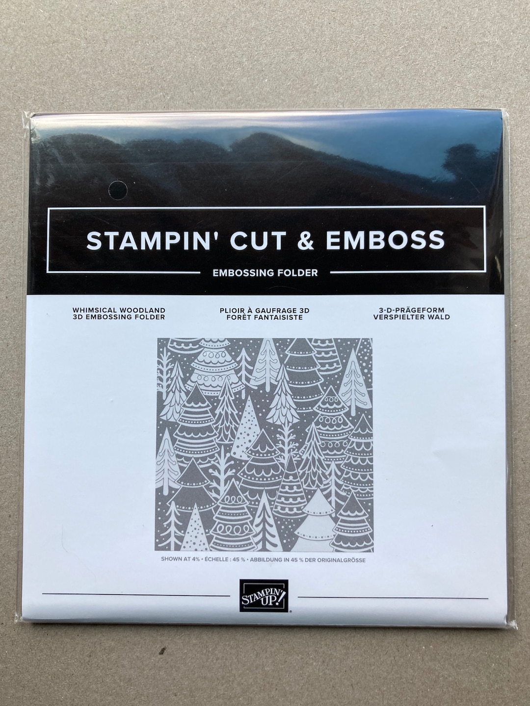 Whimsical Woodland 3D Stampin'up Brand New Embossing Folder, Retired ...