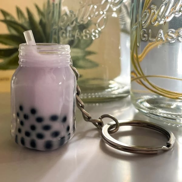 Boba Tea Keychain - Etsy
