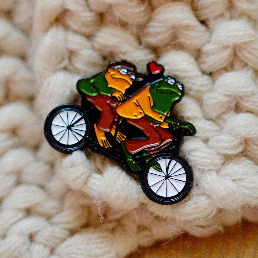 Frog and Toad Together Enamel Pin - Etsy