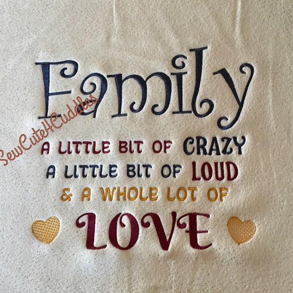 Family Embroidery - Etsy