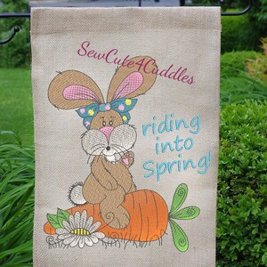 Riding Into Spring - Digital Embroidery Design - Etsy
