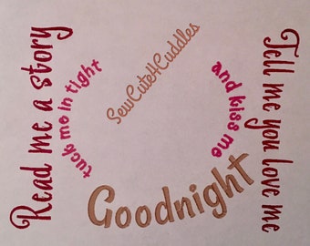 Read Me A Story Love Boy Embroidery Reading Pillow Saying, Pocket ...