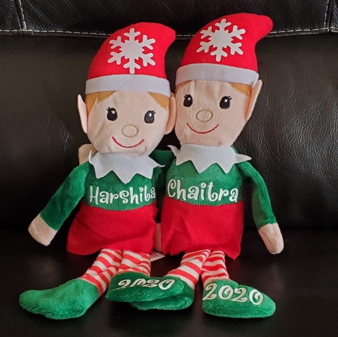 Personalized Christmas Elf, Boy /girl Elf, Holiday Elves, Plush ...