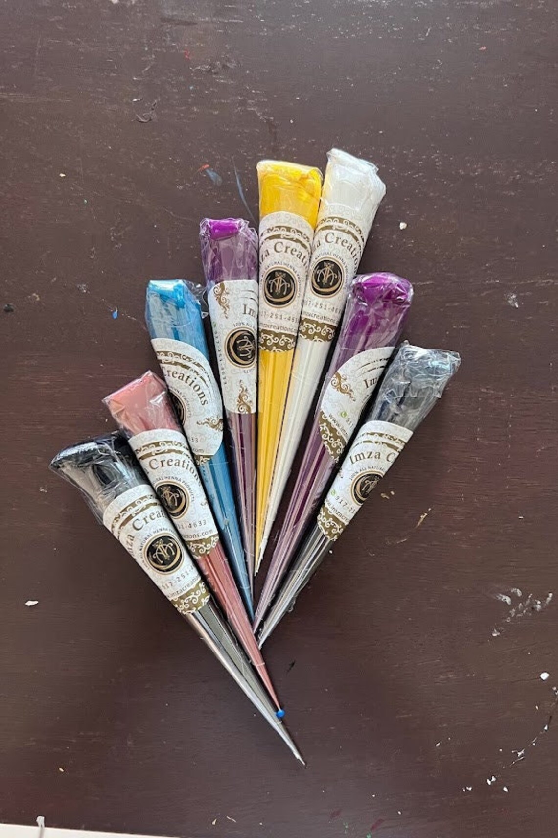 Acrylic Paint Cones for Mandala, and Mehndi Art | Canvas, Wood, Stone ...