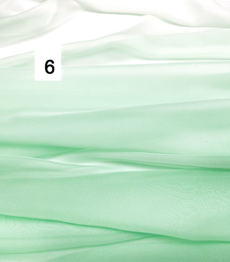 Lightweight 2-tone Ombre Chiffon Fabric 30D Sheer Chiffon - Etsy