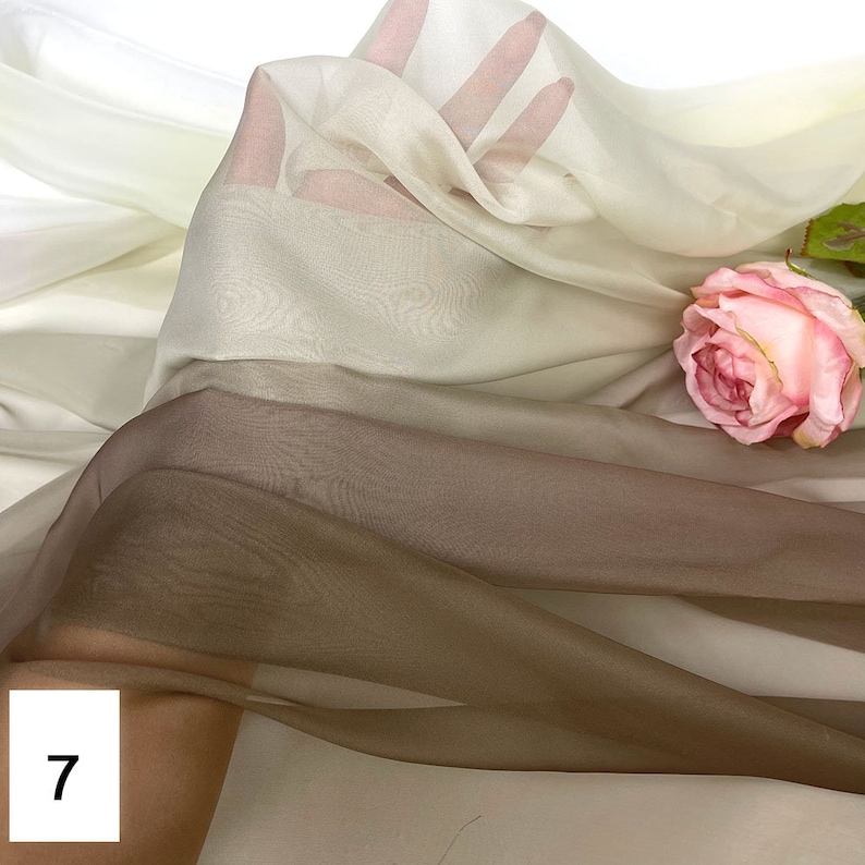 Ombre Chiffon Fabric Ombre Fabric Chiffon Fabric Sheer - Etsy