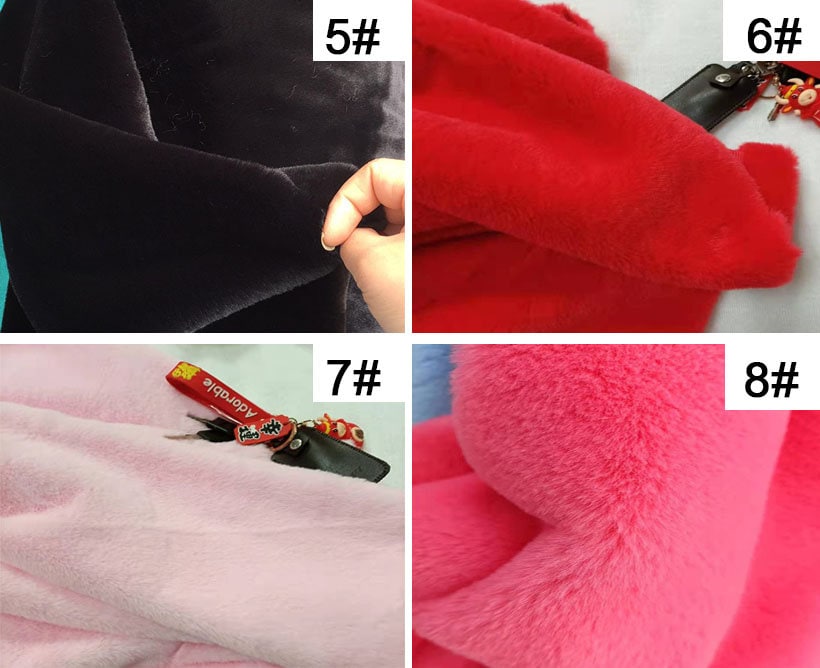 RABBIT Soft Faux Fur SOLID Fabric Super Soft Plush Fabric - Etsy