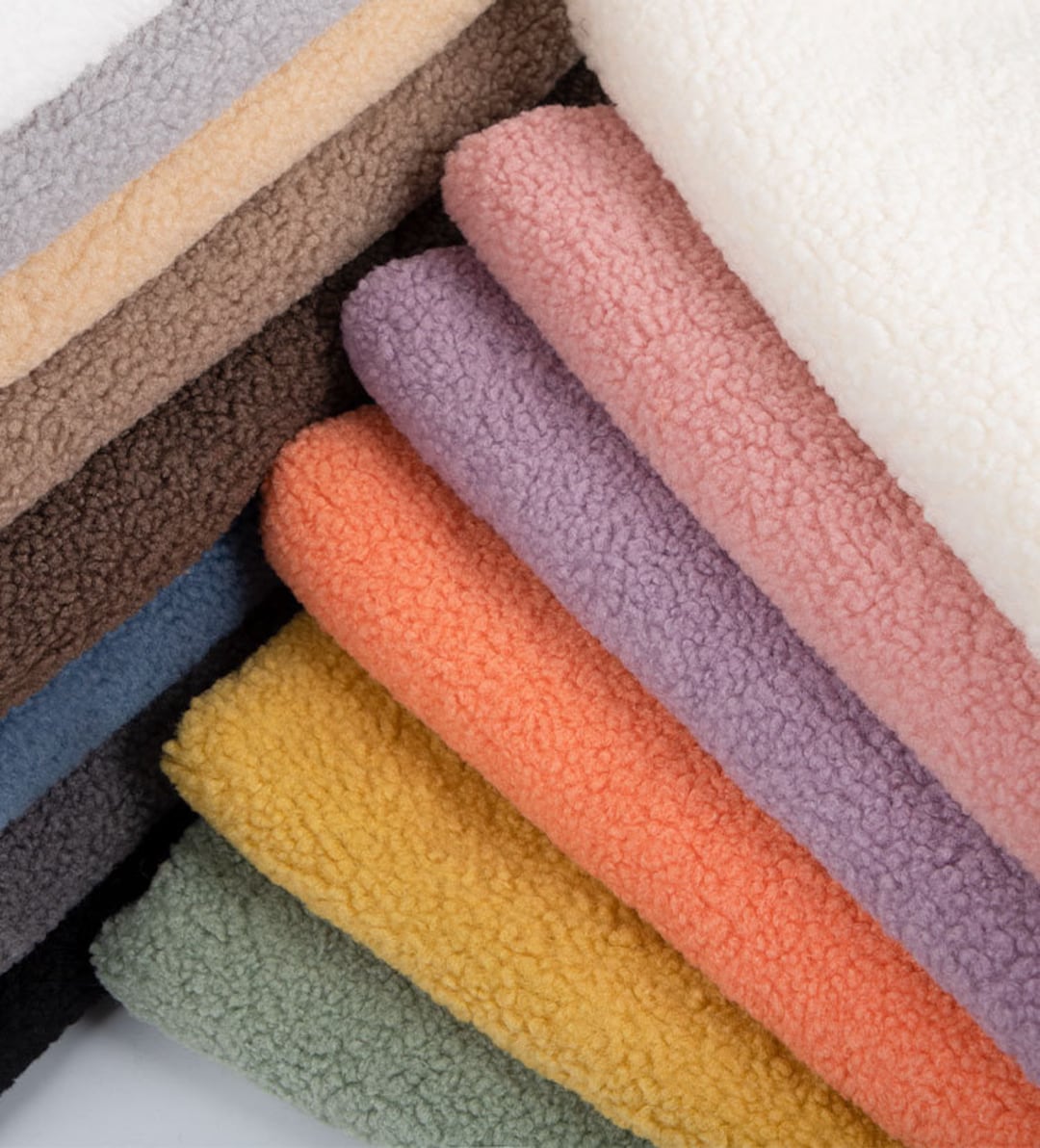 Lamb Wool Fabric, Sherpa Fabric, Warm Lamb Velvet Fabric, Lamb Faux Fur ...