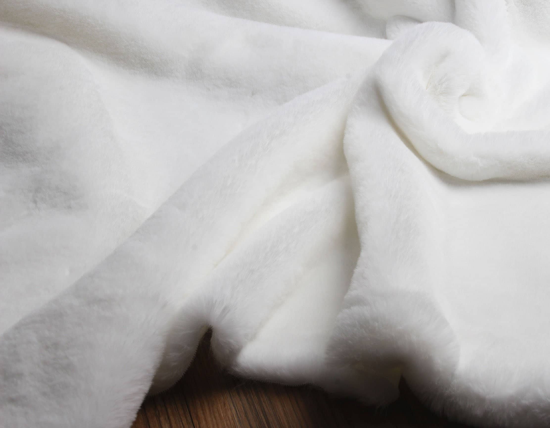 RABBIT Soft Faux Fur SOLID Fabric Super Soft Plush Fabric - Etsy