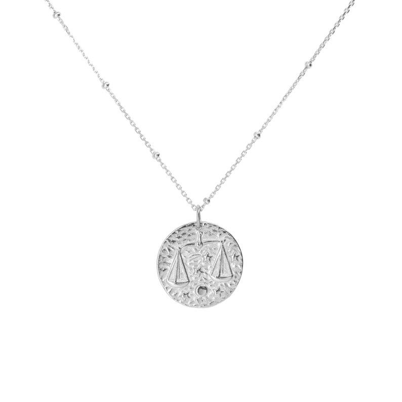 Star Sign Necklace Zodiac Necklace Gold Medallion Necklace - Etsy