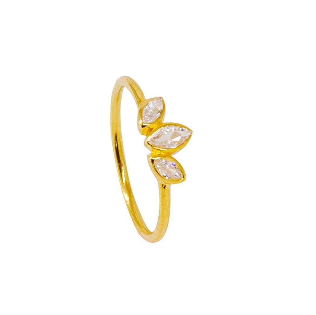 Dainty Ring, Minimalist Ring, Delicate Ring, Stacking Ring, Thin Gold ...