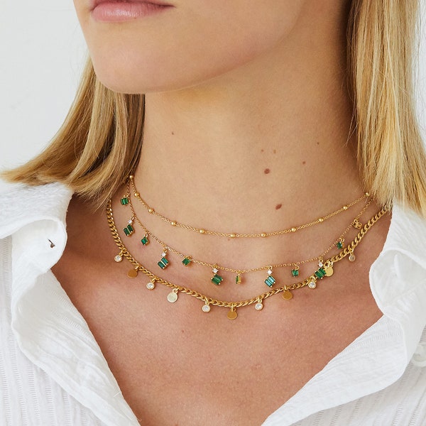 Dainty Gold Necklace - Etsy