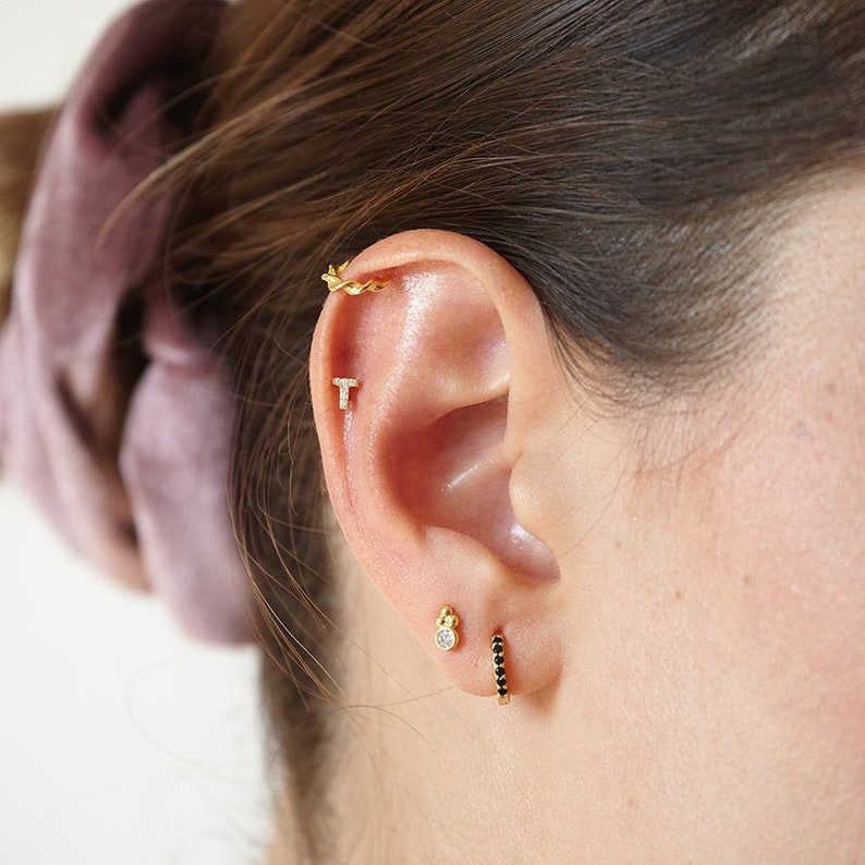 Tiny Hoops Dainty Hoops Small Hoop Earrings Minimal Hoop - Etsy