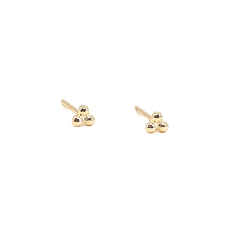Tiny Stud Earrings Gold Stud Earrings Simple Gold Studs - Etsy Canada