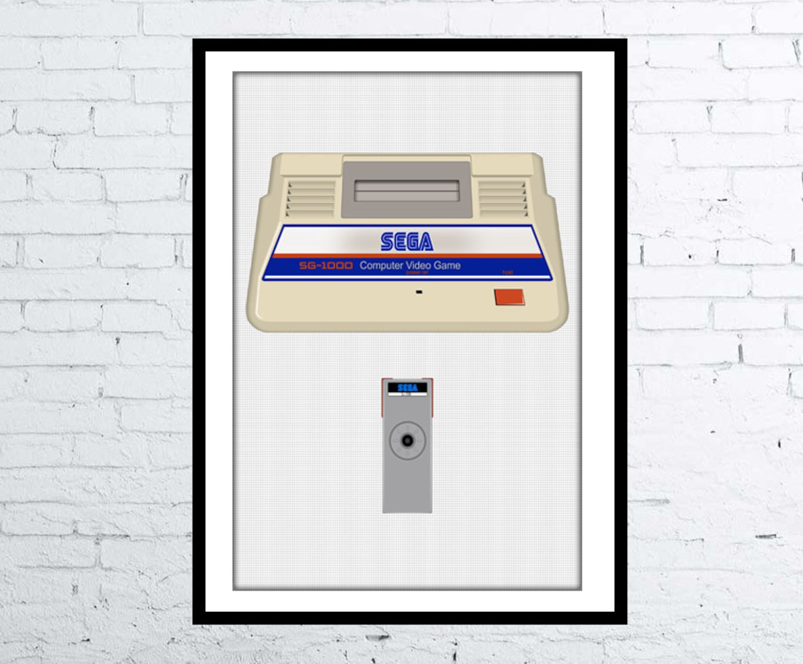 Sega SG-1000 Console Poster Retro Digital Art Poster / Print - Etsy