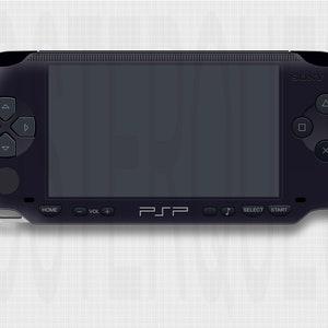 Photorealistic Drawing Sony PSP Console Digital Art Gamer Poster ...