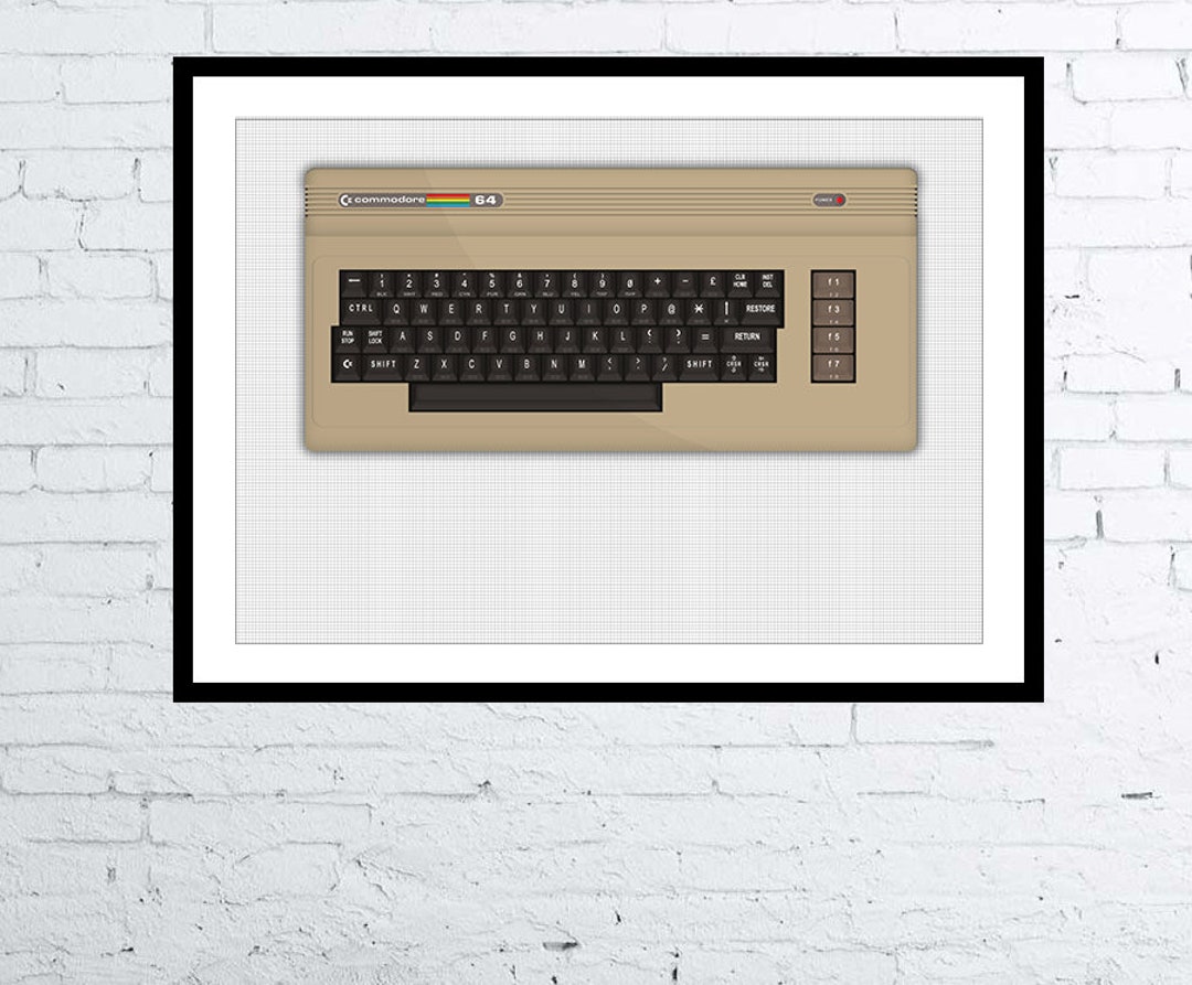 Commodore 64 Computer Poster Retro Digital Art Poster / Print - Etsy UK