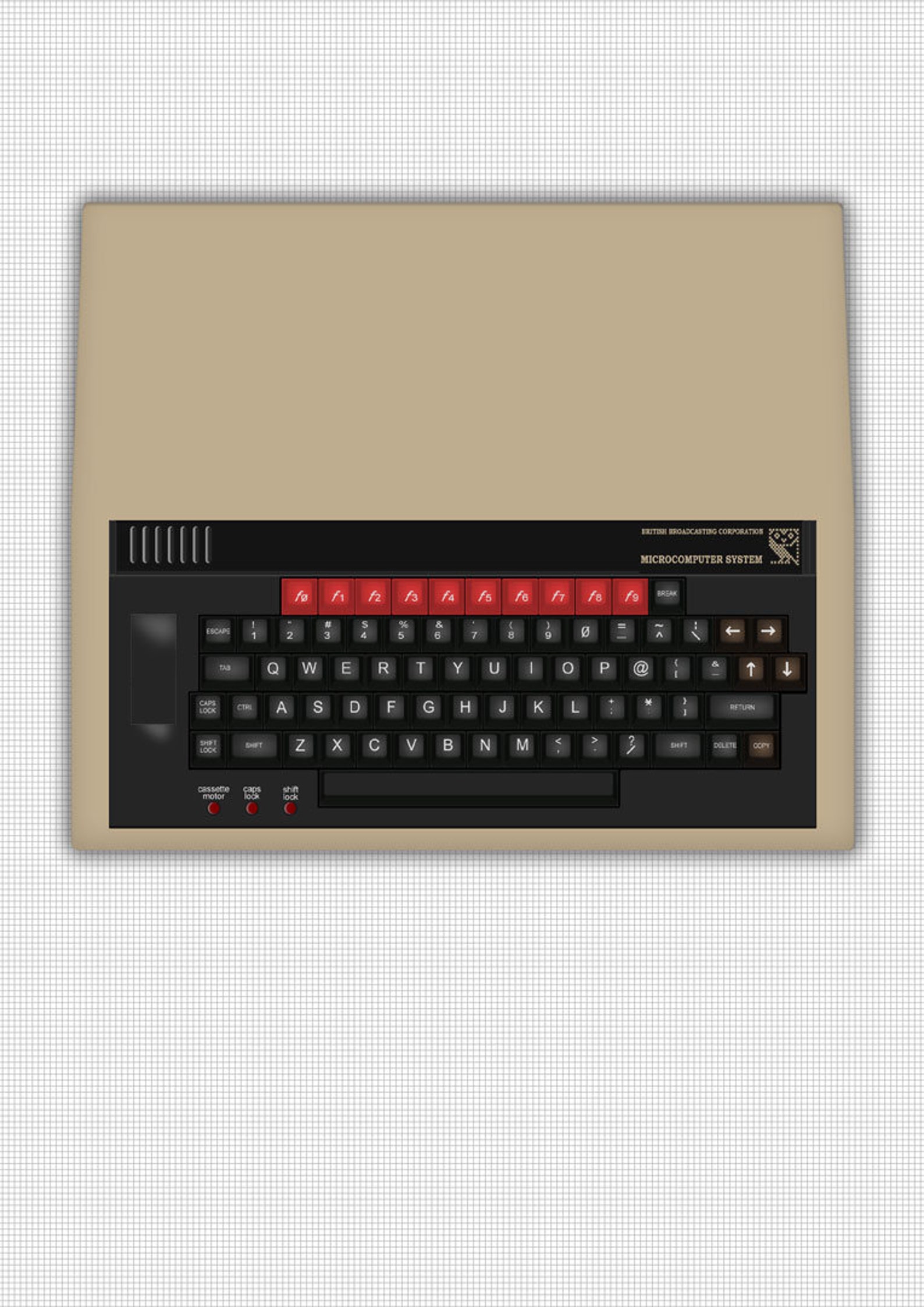 BBC Micro Model B Computer Poster BBC Micro Model B Digital - Etsy UK