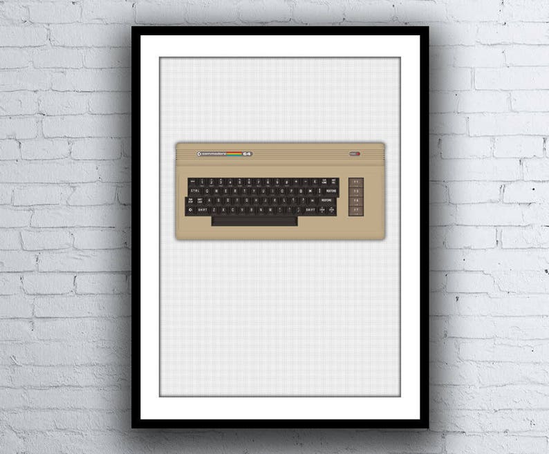 Commodore 64 Computer Poster Retro Digital Art Poster / Print - Etsy UK