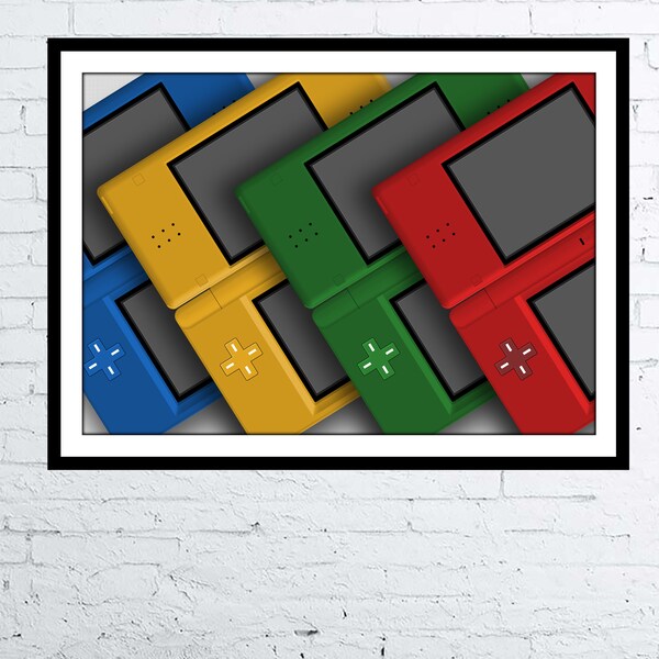 Nintendo Ds Print - Etsy