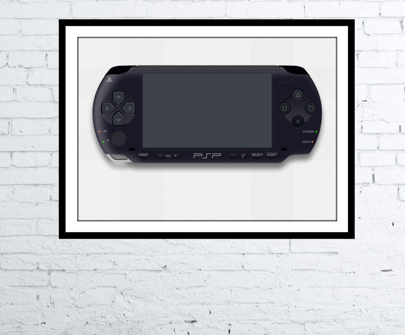 Photorealistic Drawing Sony PSP Console Digital Art Gamer - Etsy