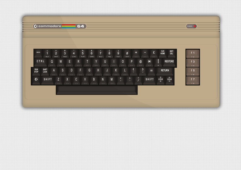 Commodore 64 Computer Poster Retro Digital Art Poster / Print - Etsy UK