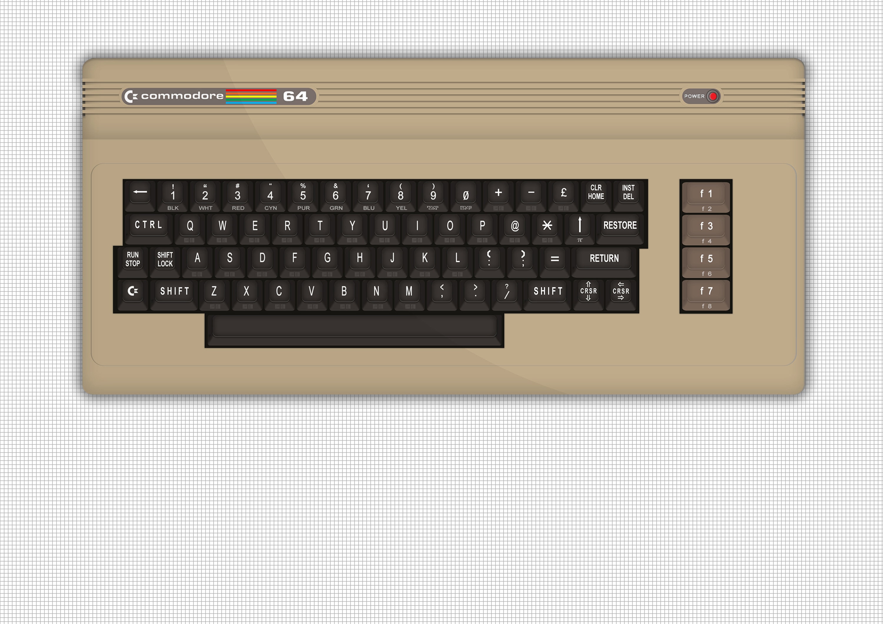 Commodore 64 Computer Poster Retro Digital Art Poster / Print | Etsy UK