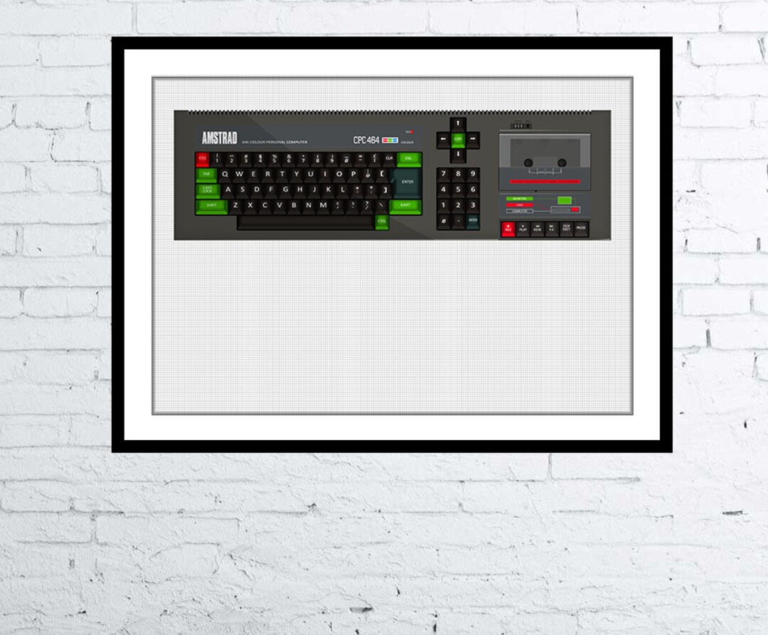 Amstrad CPC464 Computer Poster Digital Art Poster / Print - Etsy