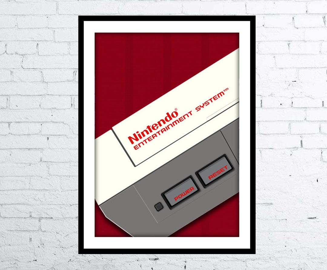 NES Poster Computer Poster Nintendo Entertainment System (famicom ...
