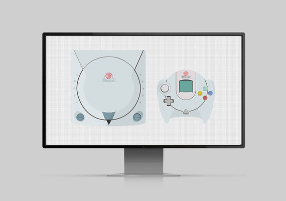 Sega Dreamcast Computer Poster Retro Digital Download | Etsy