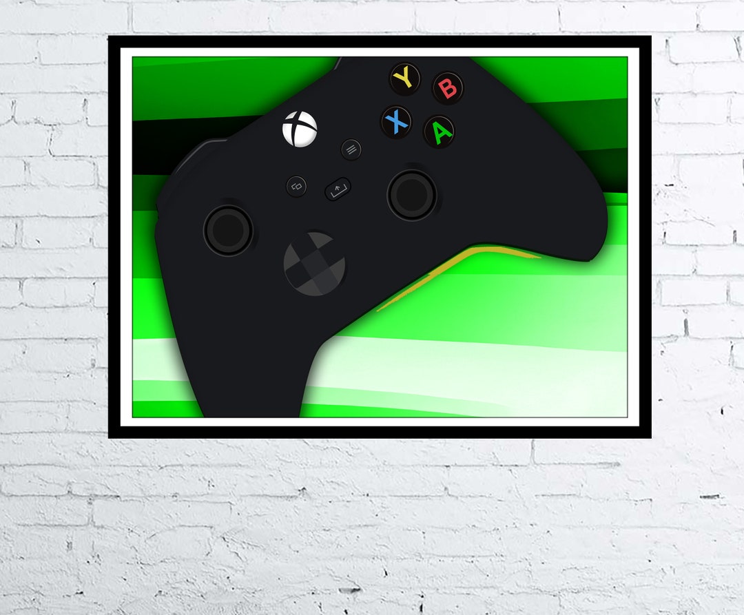 Xbox Controller Gamepad Digital Art Poster / Print - Etsy