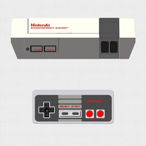NES Poster Computer Poster Nintendo Entertainment System (famicom) and ...