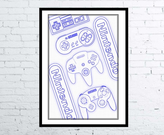 Nintendo Controller Art