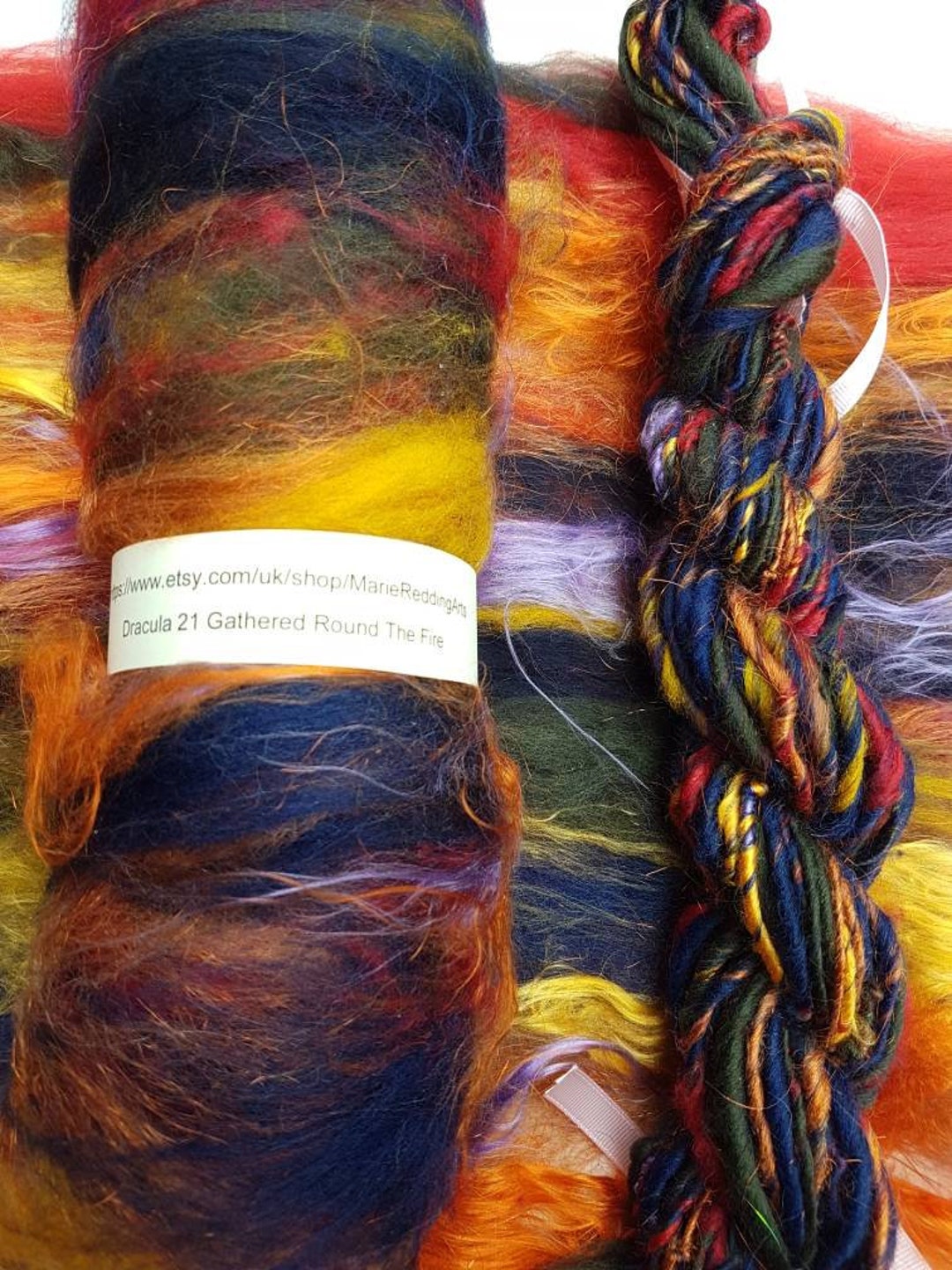 Dracula Art Yarn: Gothic, 50g "gathered Round the Fire" - Etsy