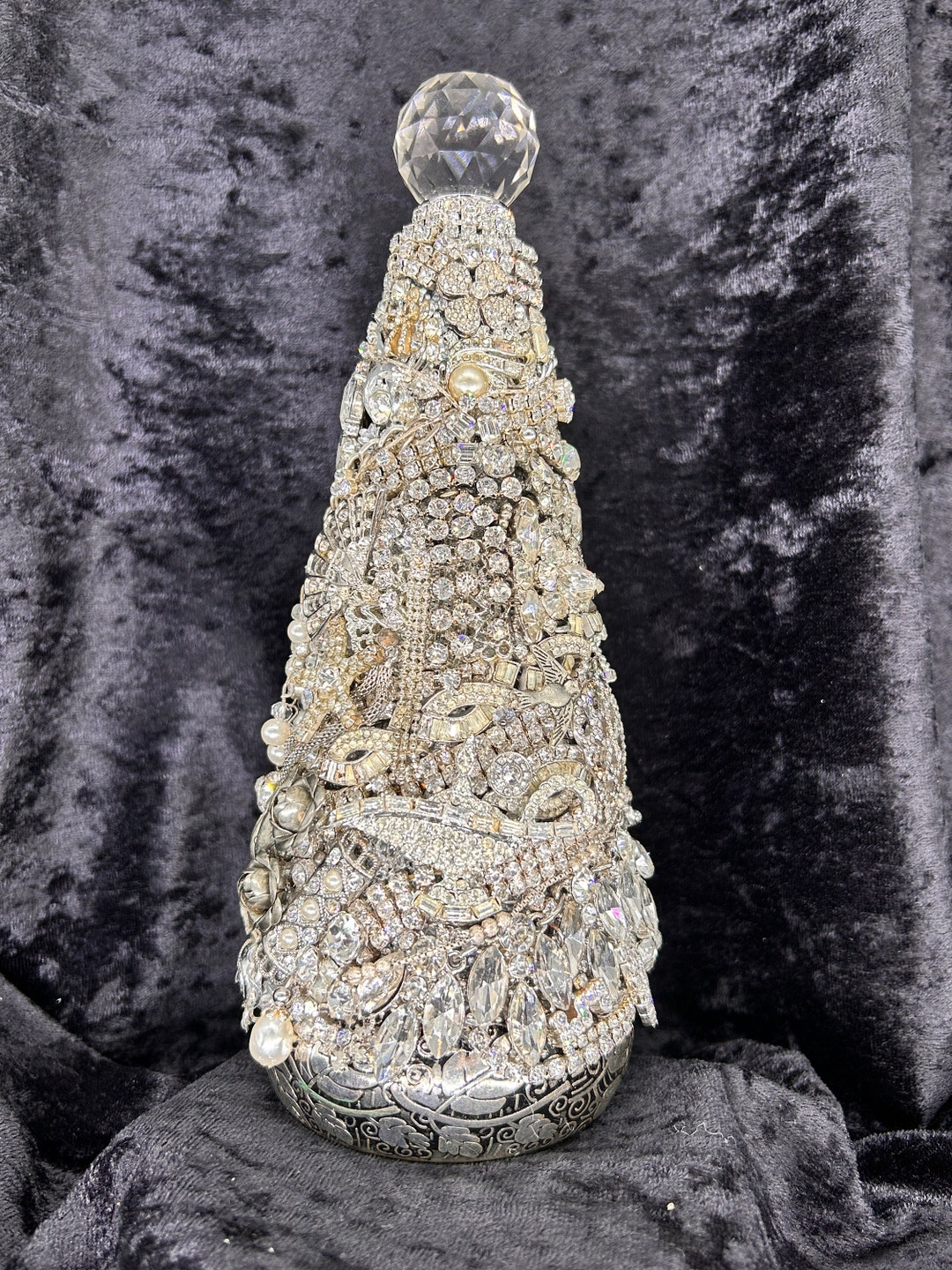 JEWELED CHRISTMAS Tree, aladdin, Rhinestone, Unique Gift, Personalized ...