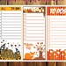 Fall to Do List Printable, Autumn to Do Lists, Planner Inserts ...