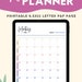 Printable Monthly Planner Undated Monthly Calendar Sheet Minimalist ...