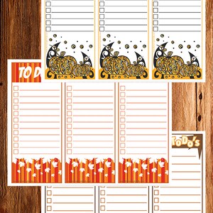 Fall to Do List Printable, Autumn to Do Lists, Planner Inserts ...