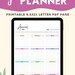 12 Month Goal Planner | Undated Yearly Goal Sheet | Minimalist Planner ...
