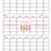 3 Month Calendar - Printable Planner Sheets, 8.5X11 Letter Sized, Great ...