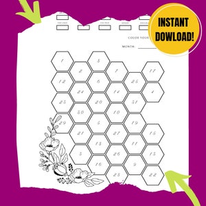 Printable Mood Tracker Worksheet | Anxiety Tracker | 30 Day Undated US ...