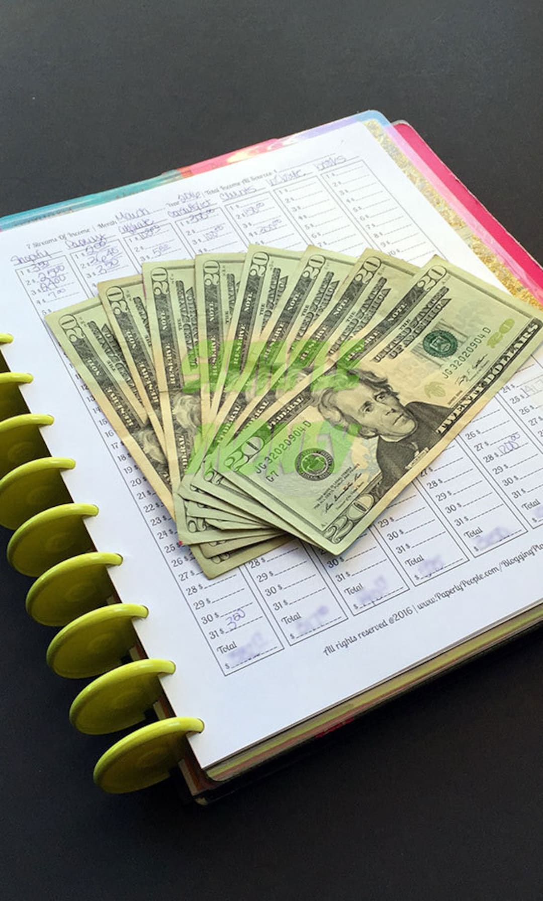 7 Streams of Income Worksheet | Track Your Income for A Month, Income ...