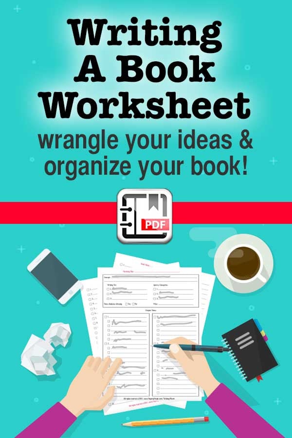 Writing A Book Worksheet for Writers, Writing Tools, Indie Author Tools ...