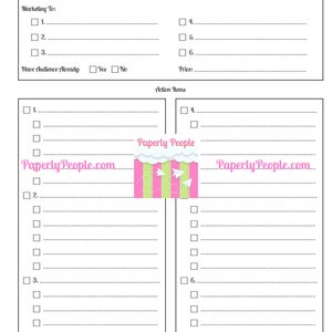 DIY Printable Small Business Planner Bundle | 25 Pages | Plan Your ...