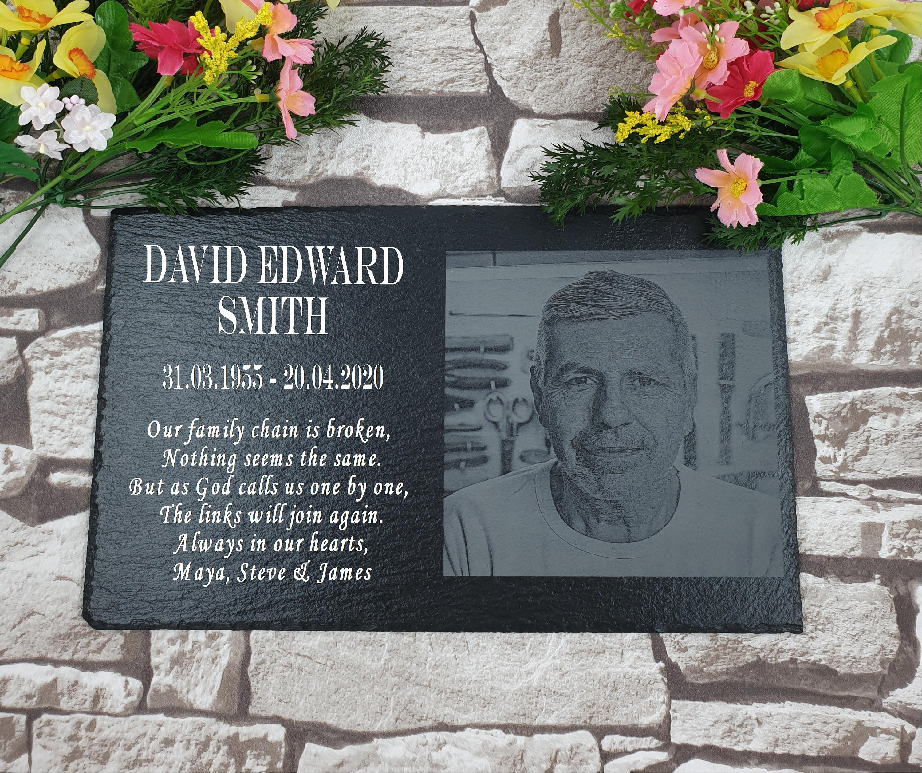 Personalised Memorial Slate Plaque Grave Marker With Picture Etsy UK personalised-memorial-slate-plaque-grave-marker-with-picture-etsy-uk