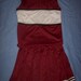 RED Multi Colors Cheerleader Uniform Valentines Glee Club Dance Costume ...