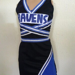 Ravens One Tree Hill Blue Cheerleader Uniform Football Game Costume - Etsy